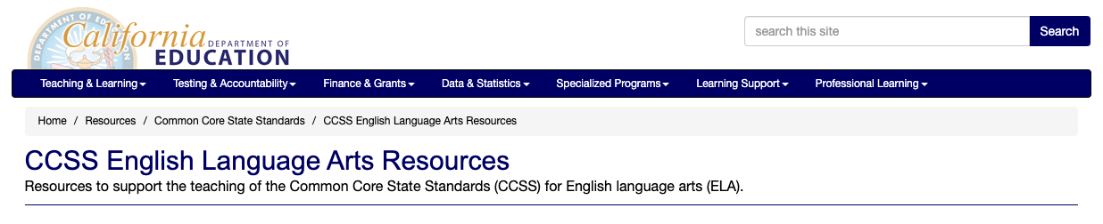CA-State-Standards - All Documents